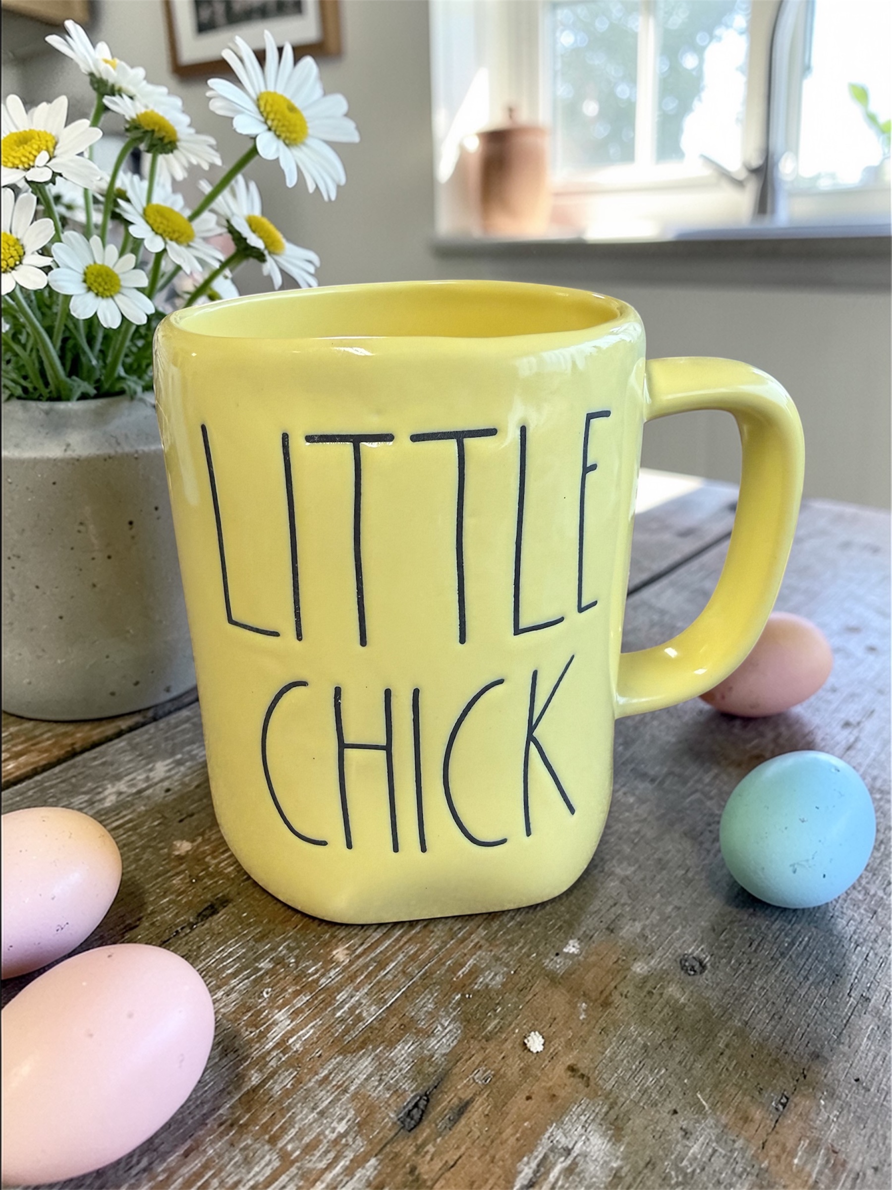 Springtime Rae Dunn Mug Candle - Wick-edly Sent